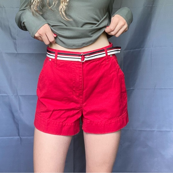 Guess | Shorts | Guess Rare Vintage Red High Waisted Shorts 25 Waist ...